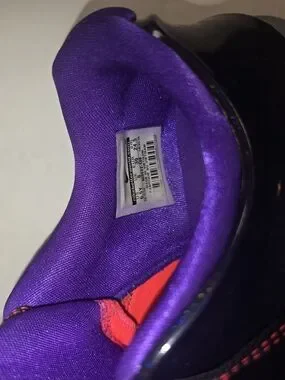 Nike | Shoes | Nike Purple Basketball Shoes With Teal Swoosh And Red ...